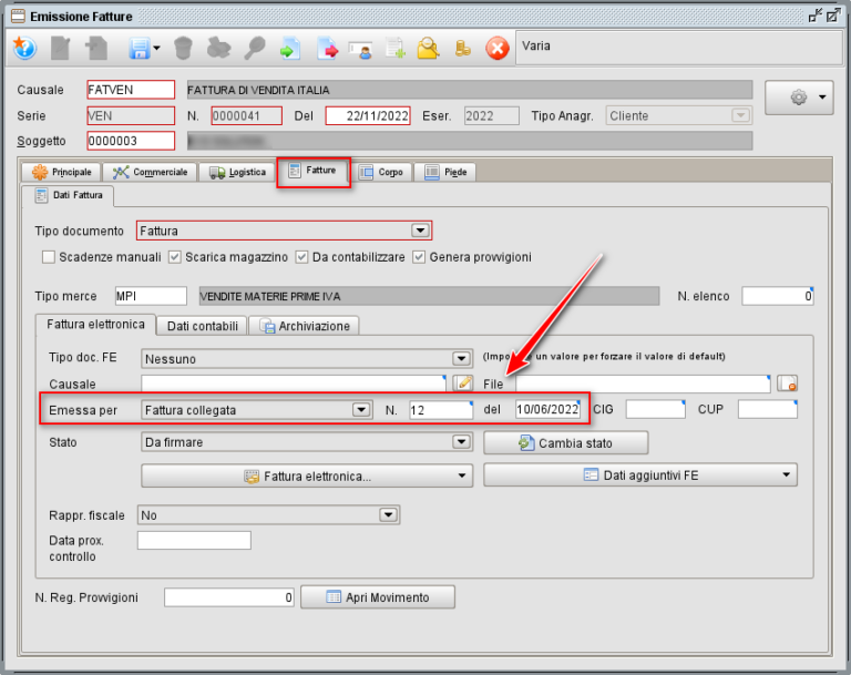 Nota di credito per premio su fatturato » Manuale Software gestionale ...